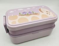 China Leak Proof Nestable Design Customized Logo Color Box Lunch Box Set for Adult and Children for sale
