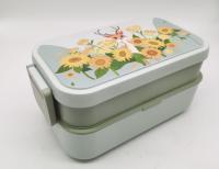 China Leak Proof Nestable Design Customized Logo Color Box Lunch Box Set for Adult and Children for sale