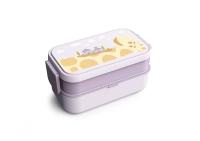 China Freshness Preservation Food Grade BPA Free Custom Logo Color PP Plastic Lunch Box for Kids for sale
