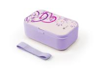 China Teenagers' Lunch Box 1000ml Capacity 2 Space Container and Eco-Friendly Material for sale