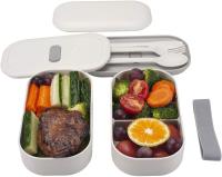 China Food BPA Free Eco Friendly Microwavable 2-layer Insulated Bento Boxes for Adults and Kids for sale