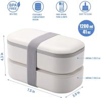China Food BPA Free Eco Friendly Microwavable 2-layer Insulated Bento Boxes for Adults and Kids for sale
