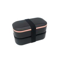 China Food Storage Container BPA Free with 2 Layers and Cutlery Included for sale