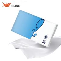 China Custom Logo White Facial Tissue 80 Sheets per Pack for sale