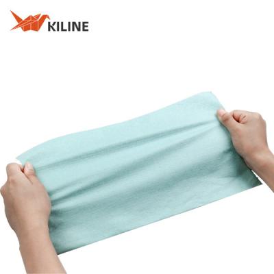 China Jumbo Roll Green Color Industrial Strength Nonwoven Cleaning Wipes for sale