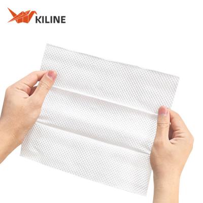 China 40gsm White V Fold Disposable Hand Towels 200 Sheets Pack for sale