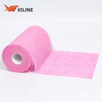 China Red 60gsm Disposable PP Dish Cloths Roll 60 Sheets for sale