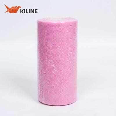 China Red 60gsm Disposable PP Dish Cloths Roll 60 Sheets for sale