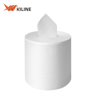 China White 2 Ply Center Pull Paper Towel Roll 1.1kg per Roll for sale