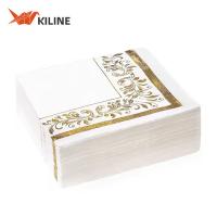 China Multicolor Party Paper Towels 235x235mm 50 Sheets per Pack for sale
