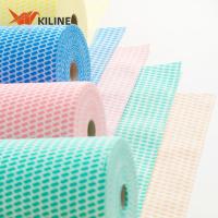 China Multicolor Disposable Cleaning Cloths Commercial Household Kitchen Towels 80gsm for sale