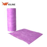 China eco friendly purple disposable kitchen wiping cloth cleaning towels rolls custom logo for sale