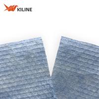 China Blue Disposable Cleaning Cloths On A Roll Wiping Towel 65gsm 100 Sheets/Roll for sale