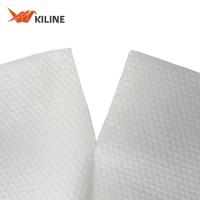 China Wood Pulp & PP Disposable Cleaning Cloths Kitchen Towel Rolls White Color OEM for sale