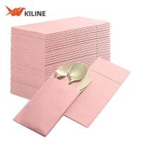 China Disposable Folding Paper Napkins Pocket Cloth Style For Party And Bathroom Decor for sale
