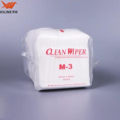 China M-3 Cleanroom Wipers Static Dissipative Cleanroom Wipes For Contamination Control Environments for sale