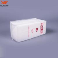 China 25cm * 25cm Non-woven Fabric Viscose Polyester M3 Cleanroom Wiper Cleaning Paper for sale