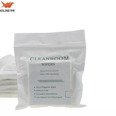 China Manufacturer Cleanroom Nonwoven Wipe 45% Polyester And 55% Cellulose Wiper Non-woven Wipers Cleaning Wipe for sale