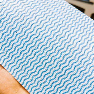 China Disposable Non-woven Kitchen Wipes 300x600mm Eco-friendly Cleaning Cloths for sale