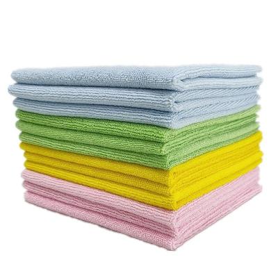 China KILINE Super Absorbent Microfiber Cleaning Towel Soft Sports Pattern Car Wash Cloth for Auto Detailing and Car Drying for sale