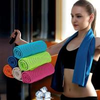 China KILINE Custom Ice Towel Soft Breathable Chilly  Microfiber Towel For Yoga Sport Running Gym Workout Camping for sale