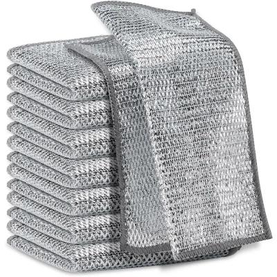 China KILINE Kitchen Gadgets Silver Cleaning Cloth Magic Dish Towel Rust Removal All Bathroom Supplies Home Clean for sale