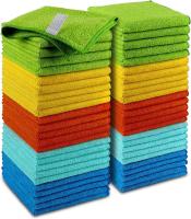 China KILINE Best Selling All-Purpose Cleaning Dish Towels Reusable Microfibre Celeaning Cloth Colorful Quick Drying Rags for sale
