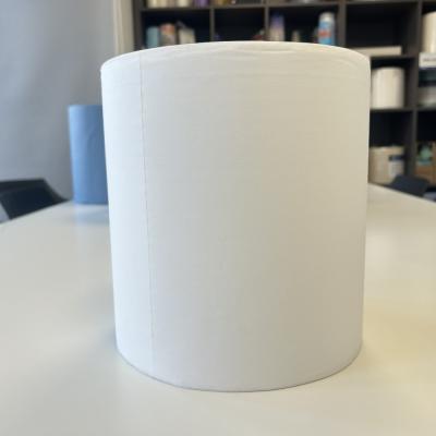 China KILINE Industrial Cleaning Paper Roll 245x350mm 500 Sheets White PET+Pulp for sale