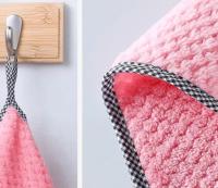 China Stainless Steel Microfiber Dish Towel 25x25cm Customizable for sale
