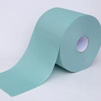 China Large Green Horseshoe Pattern Wiping Cloth for Machinery Oil Absorbing and Rail Transit Cleaning for sale