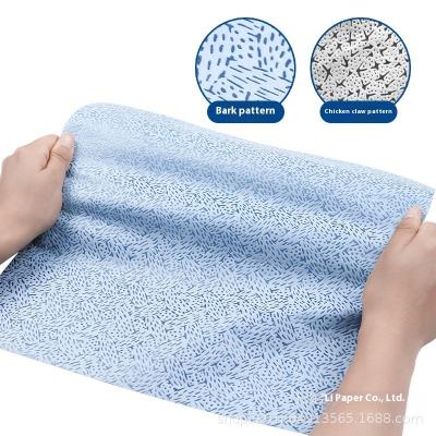 China Large Blue Microfiber Oil-Absorbing Wipes with 30% Discount for Kitchen and Auto Industry for sale