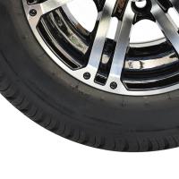 China 10 Inch Golf Cart Wheel And 205/50-10 DOT Street Tire Combo -25 Offset 4x4 Bolt (101.6mm) for sale