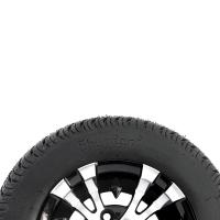 China 10 Inch Golf Cart Wheel And 205/50-10 DOT Street Tire Combo -25 Offset 4x4 Bolt (101.6mm) for sale