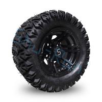 China 20*10-10 All Terrain Golf Cart Tires And Wheels Aluminum Alloy 10 Inch 4 PLY Tubeless for sale