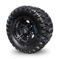 China 20*10-10 All Terrain Golf Cart Tires And Wheels Aluminum Alloy 10 Inch 4 PLY Tubeless for sale