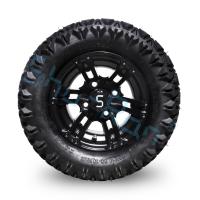 China 20*10-10 All Terrain Golf Cart Tires And Wheels Aluminum Alloy 10 Inch 4 PLY Tubeless for sale