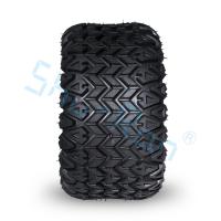 China 20*10-10 All Terrain Golf Cart Tires And Wheels Aluminum Alloy 10 Inch 4 PLY Tubeless for sale
