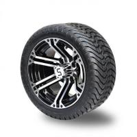 China Golf Cart 12 Inch Aluminum Wheel Combo Set , 12 Inch Golf Cart Wheels And Tires Combo for sale