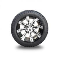 China Golf Cart 12 Inch Aluminum Alloy Wheel With 215/35-12 DOT Street Tire for sale