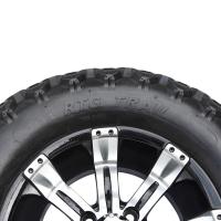 China 12'' Golf Cart Wheels And 23x10.5-12 High Profile Tires Combo for sale