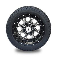China 215/35-12 Street Tyres and 12 Inches Golf Cart Rims 4 PLY DOT Rated for sale