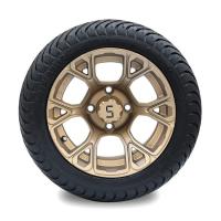China Combo 12 Inch Golf Cart Wheels And Tires 215/35-12 4PLY Rating DOT Approved for sale
