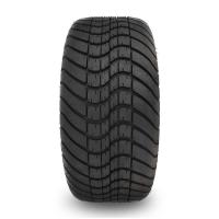 China Golf Cart 14'' Machined/Black Aluminum 6 Spokes Rims and 225/30-14 Street Tires Combo for sale