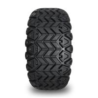 China 14 Inch Golf Cart Bronze Wheel and 22x10-14 Off-Road Tire with Lug Nuts and Center Caps for sale