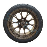 China Custom 14'' Bronze Wheels, 225/30-14 Street DOT Approved Tries For Golf Cart ATV for sale