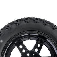 China DOT 14 Inch Golf Cart Wheels And Tires 22x10-14 All Terrain Gloss Black 6 Spokes for sale
