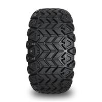 China DOT 14 Inch Golf Cart Wheels And Tires 22x10-14 All Terrain Gloss Black 6 Spokes for sale