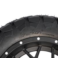 China Matte Black 14'' Golf Cart Wheel Tire Combo 22x10-14 Lifted All Terrain for sale
