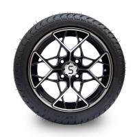 China Shu-Ran Golf Cart Wheels And 225/30-14 Tyres 13 Kg DOT Approved for sale