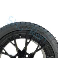 China Wholesale Glossy Black 14 inch Rims with DOT Approve Tire for Golf Carts for sale